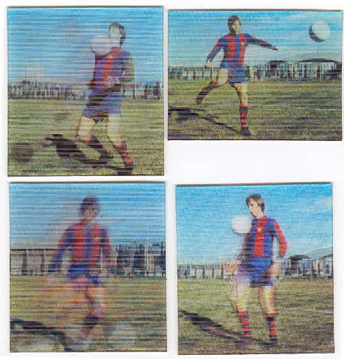 1975 Johan Cruyff Action Cards free in Shredded Wheat cereal