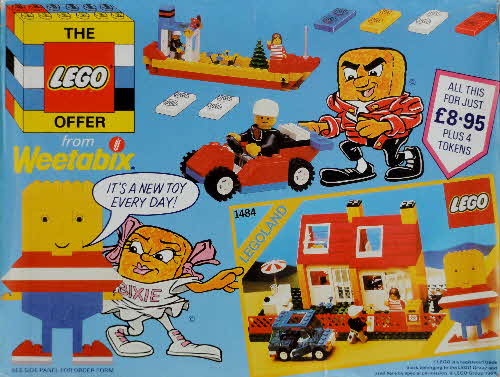 1987 Legoland Weetabix House no 1484 Weetabix cereal send away offer