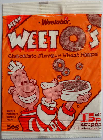 1987 Sample Packet Weetabix Weetos cereal